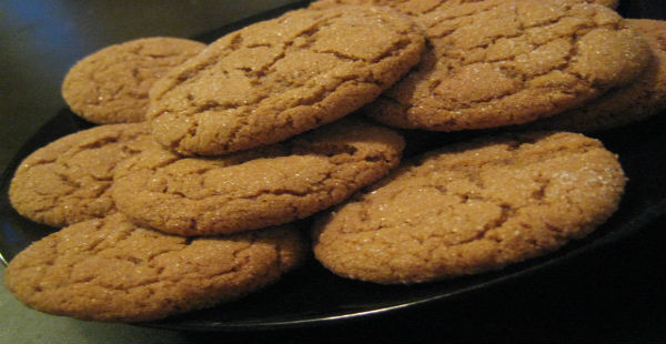 Big Soft Ginger Cookies