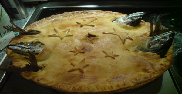 Stargazey pie